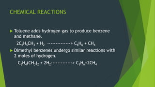 Benzene manufacturing | PPTX