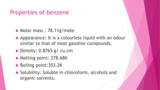 Benzene manufacturing | PPTX