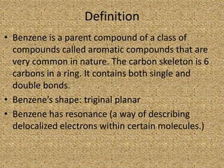 Benzene powerpoint | PPTX