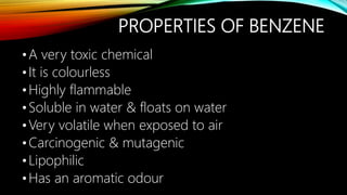 Benzene ppt | PPTX