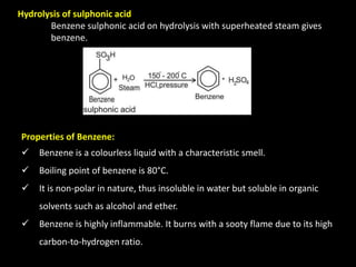 Benzene Preparation & Properties | PPTX