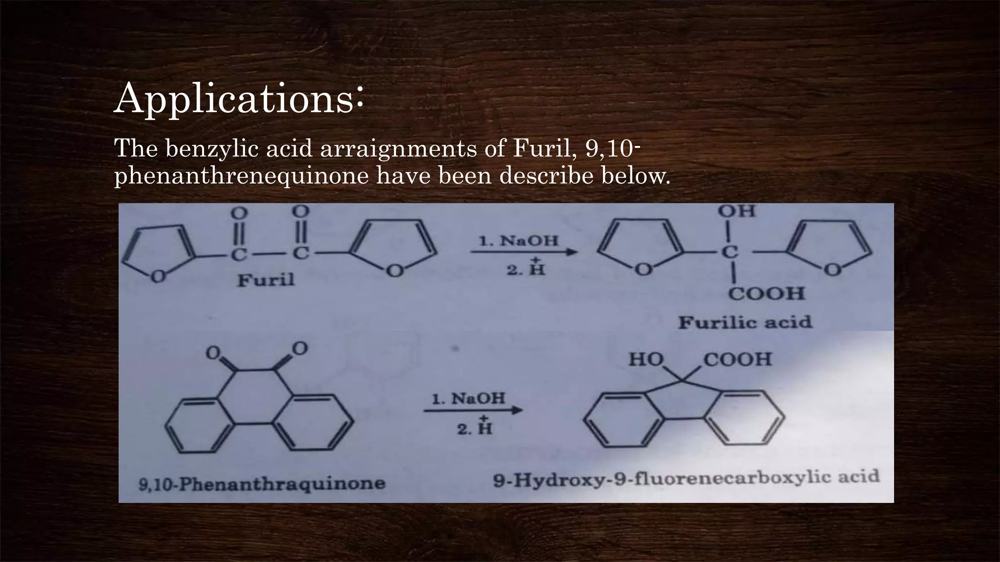 Benzil benzilic acid rearrangement | PPTX | Chemistry | Science