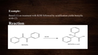 Benzil benzilic acid rearrangement | PPTX