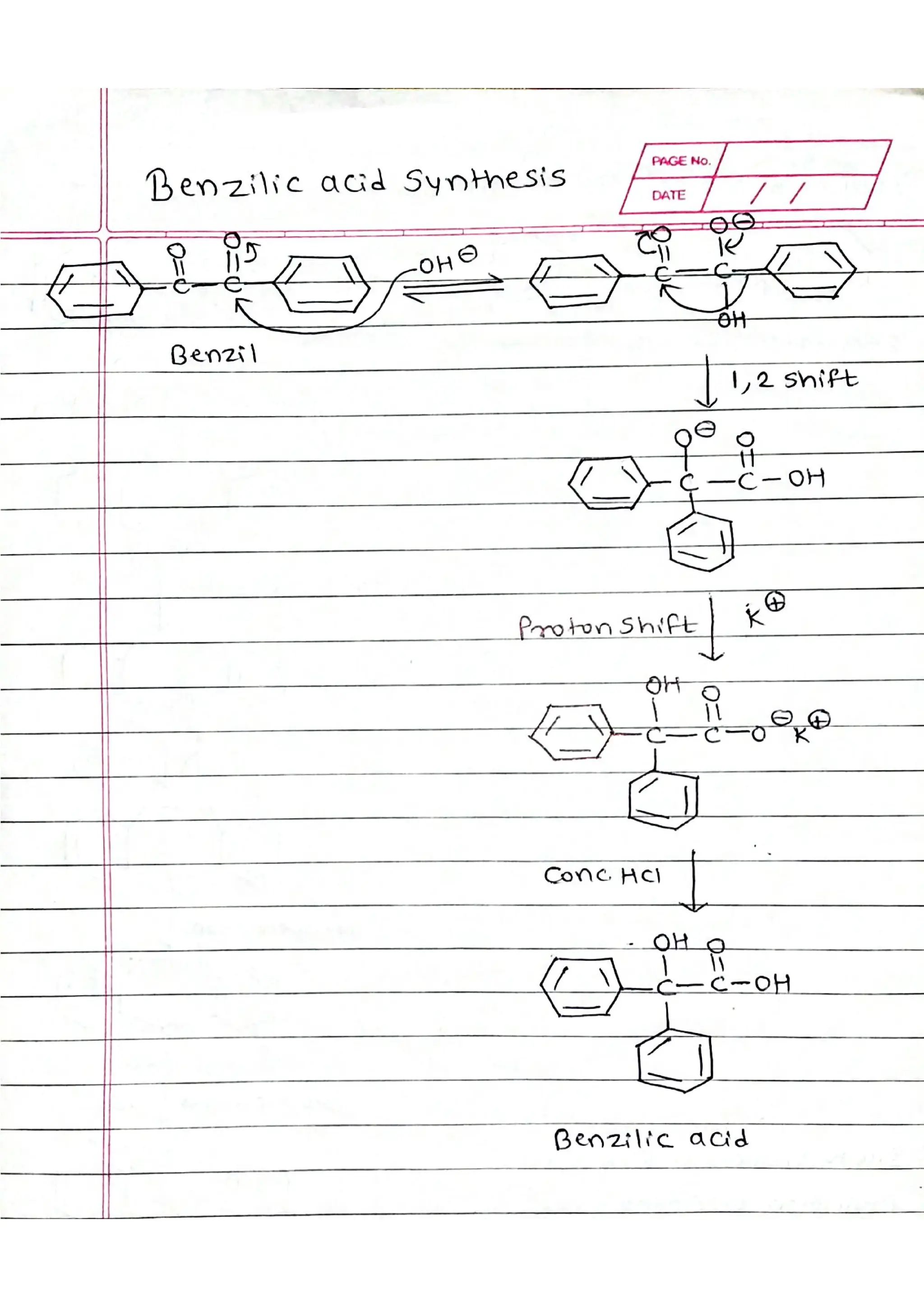 Benzilic acid Synthesis | PDF