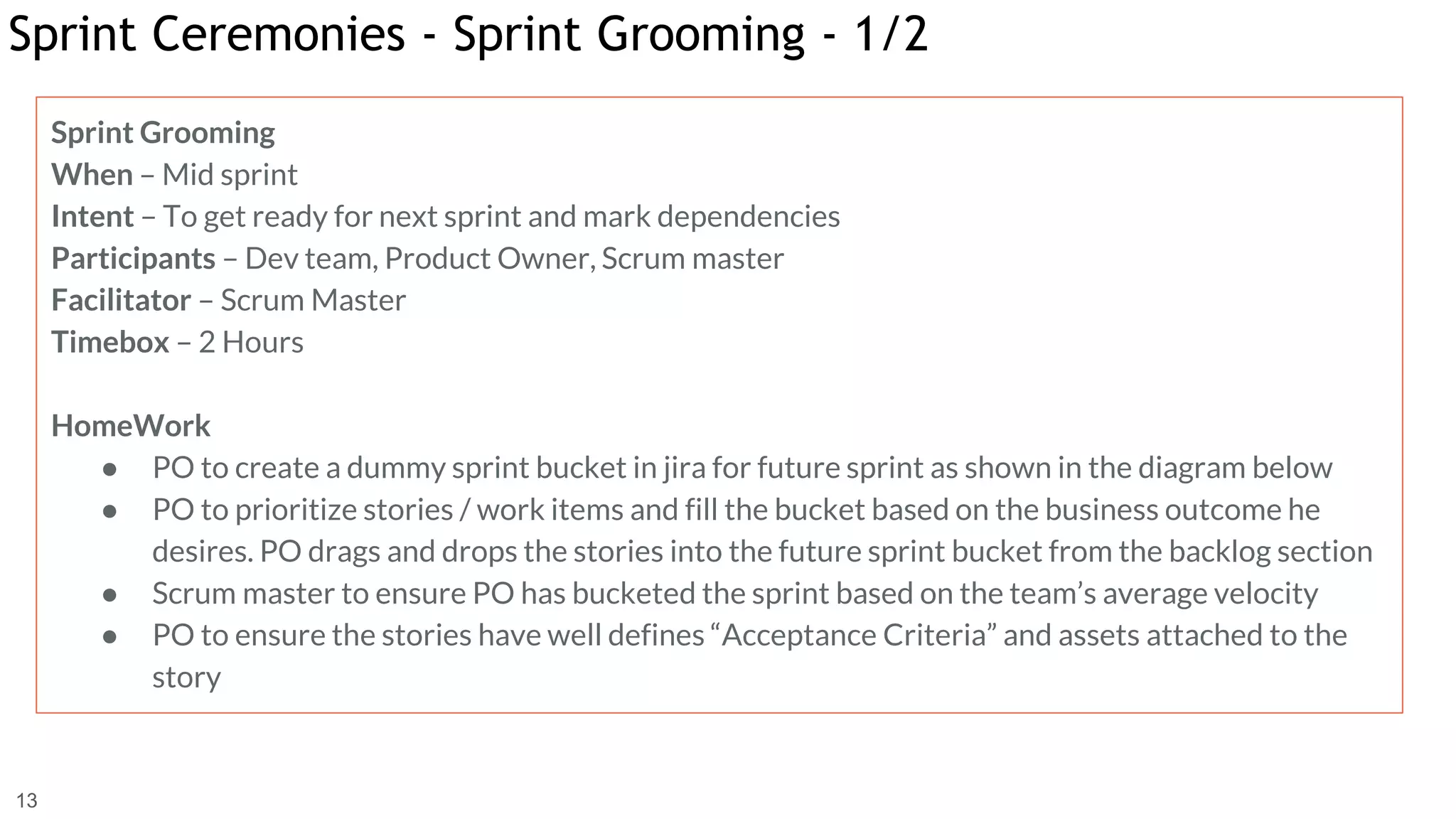 Benzne Webinar : Running a sprint with Jira | PPTX