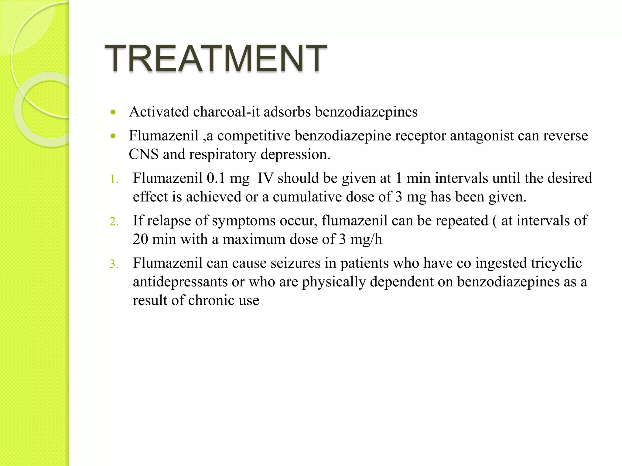 Benzodiazepine poisoning | PPTX