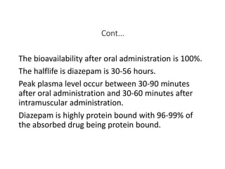 Benzodiazepine slides for basic pharmacology | PPTX