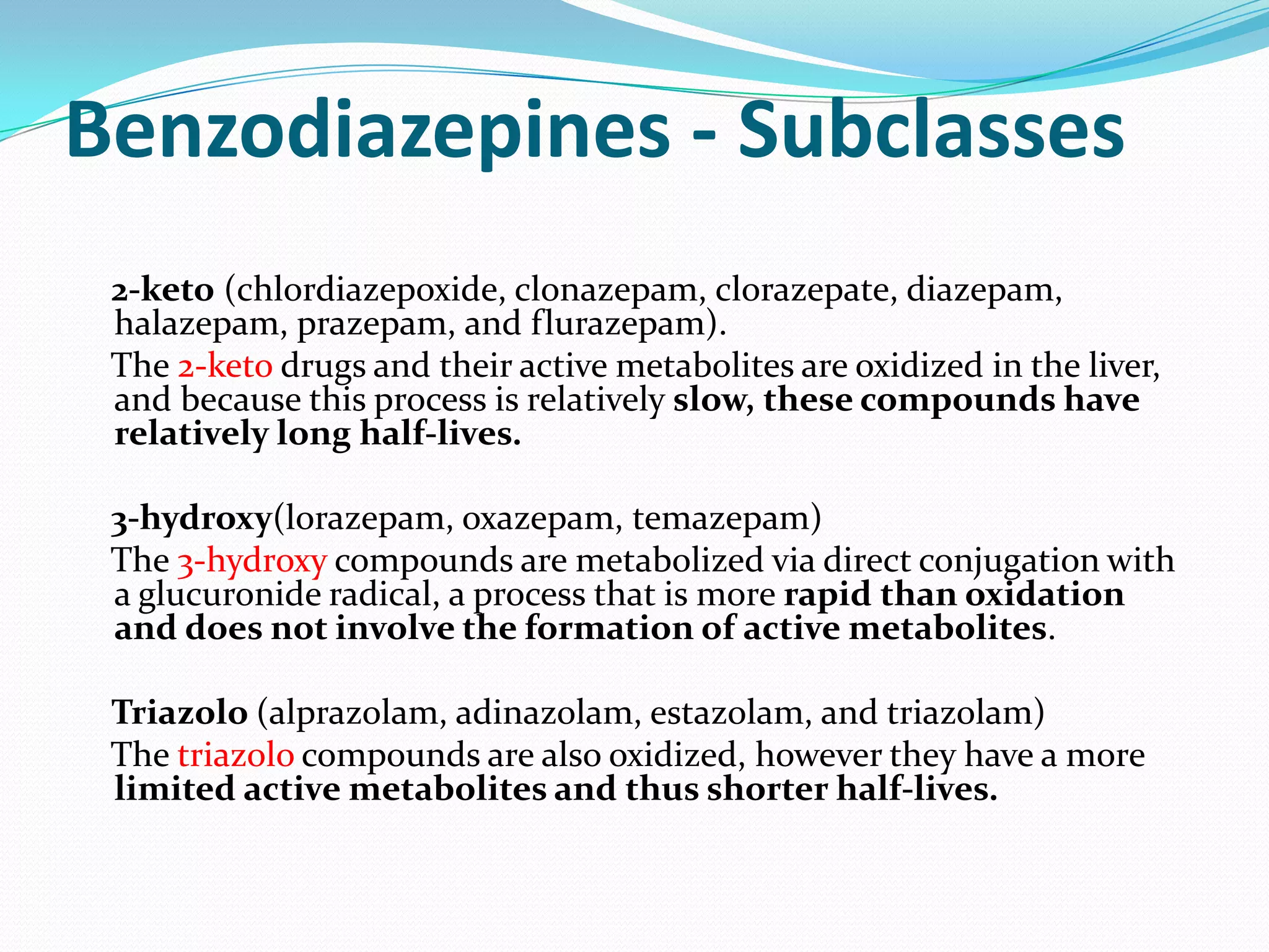 Benzodiazepines | PPTX