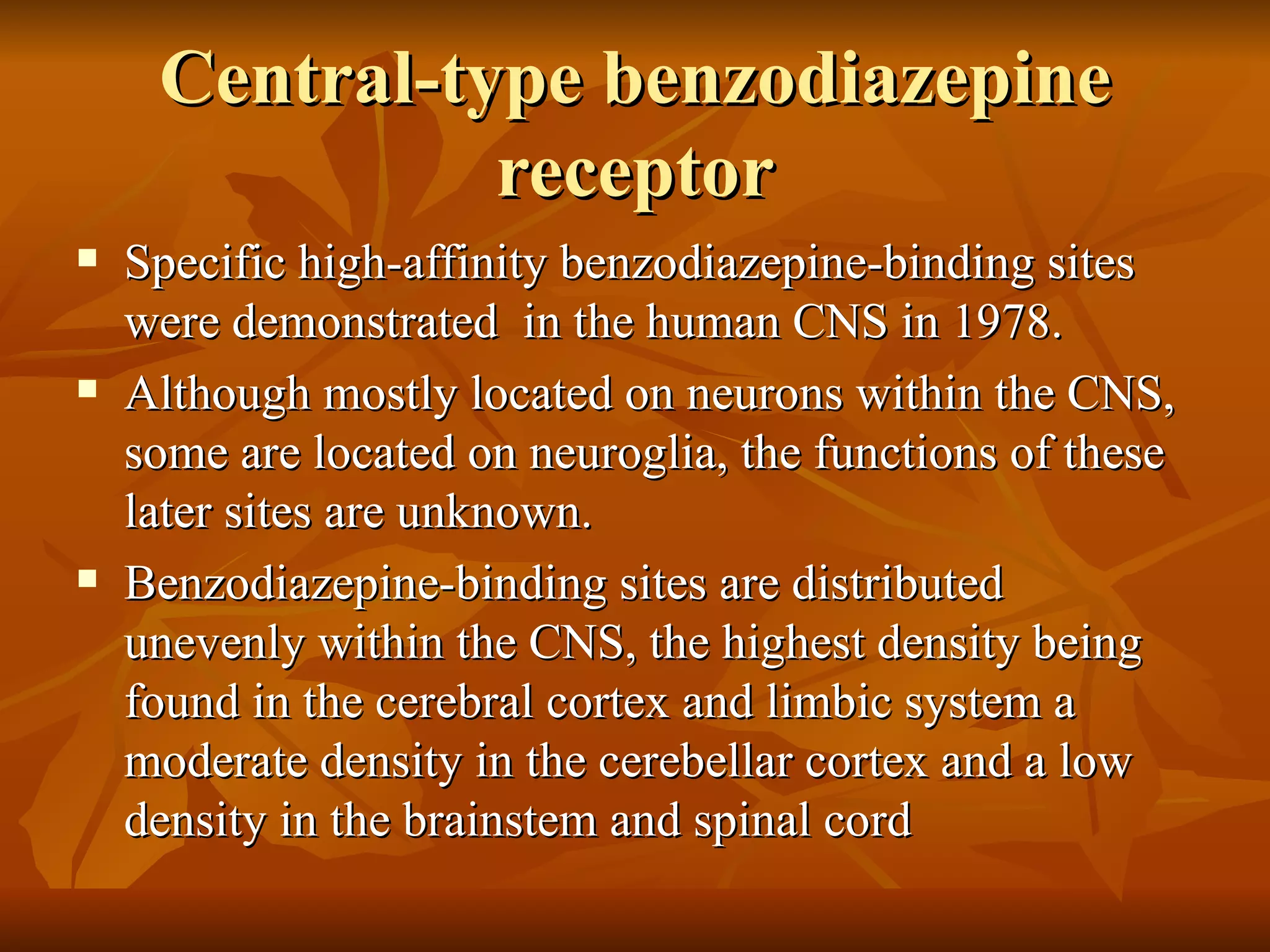 Benzodiazipines | PPT