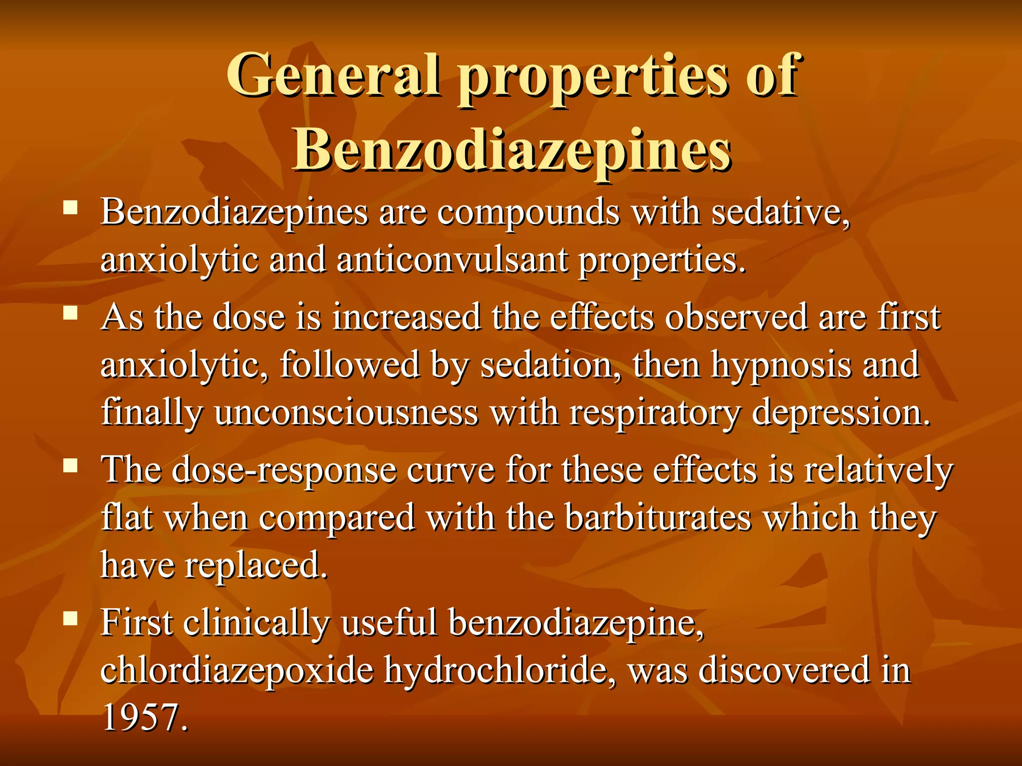Benzodiazipines | PPT
