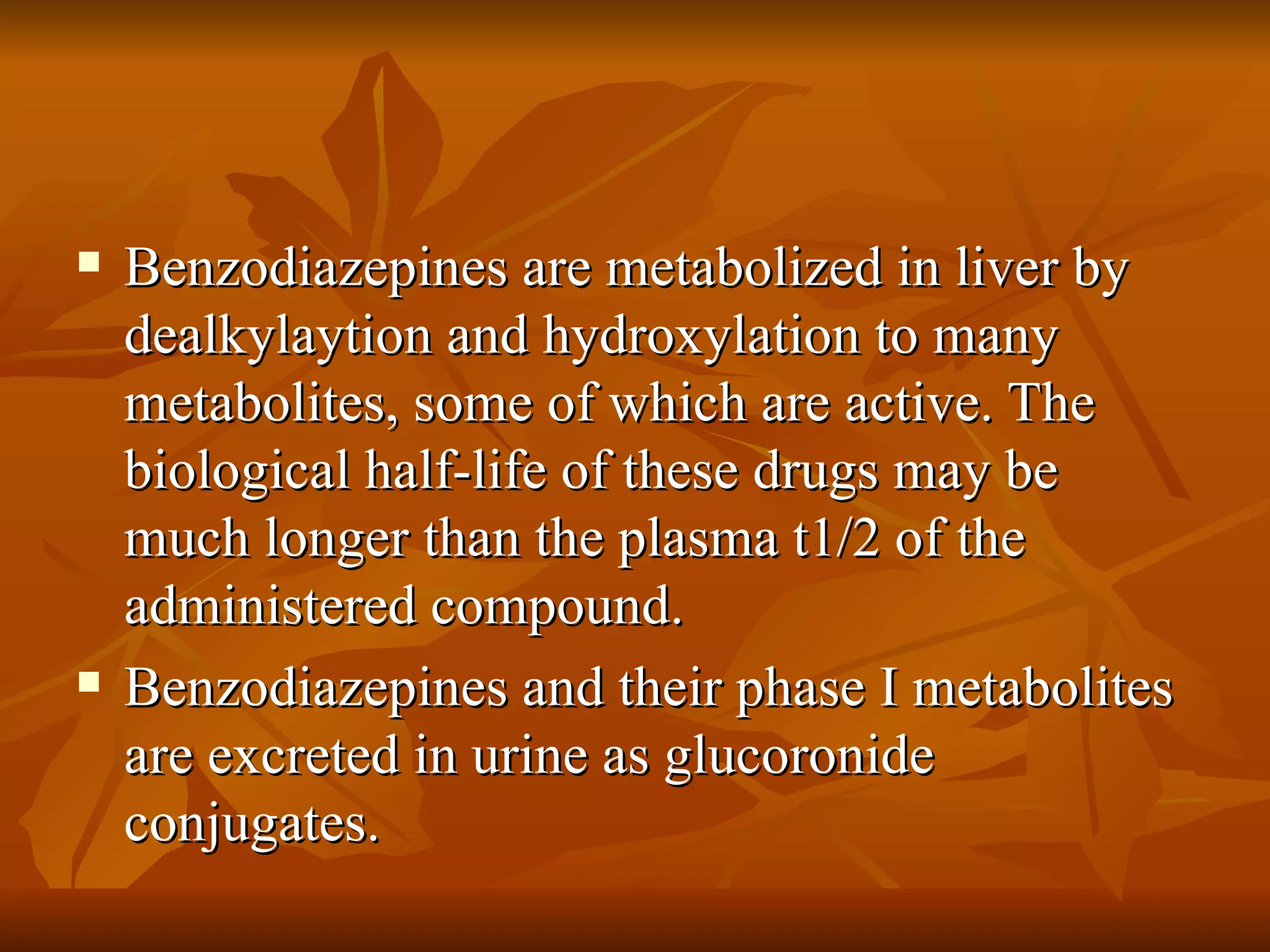 Benzodiazipines | PPT