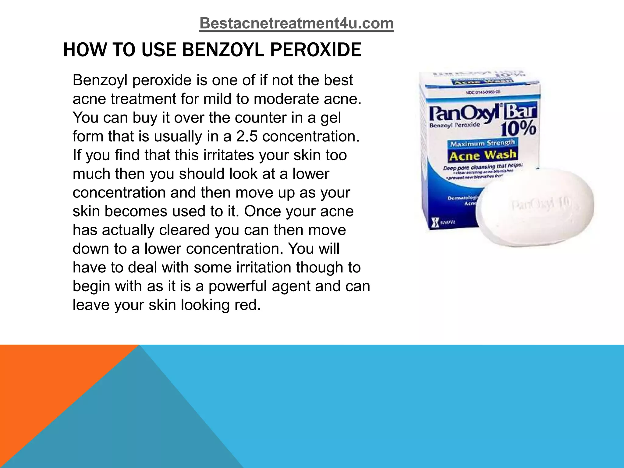 Benzoyl peroxide & acne | PDF