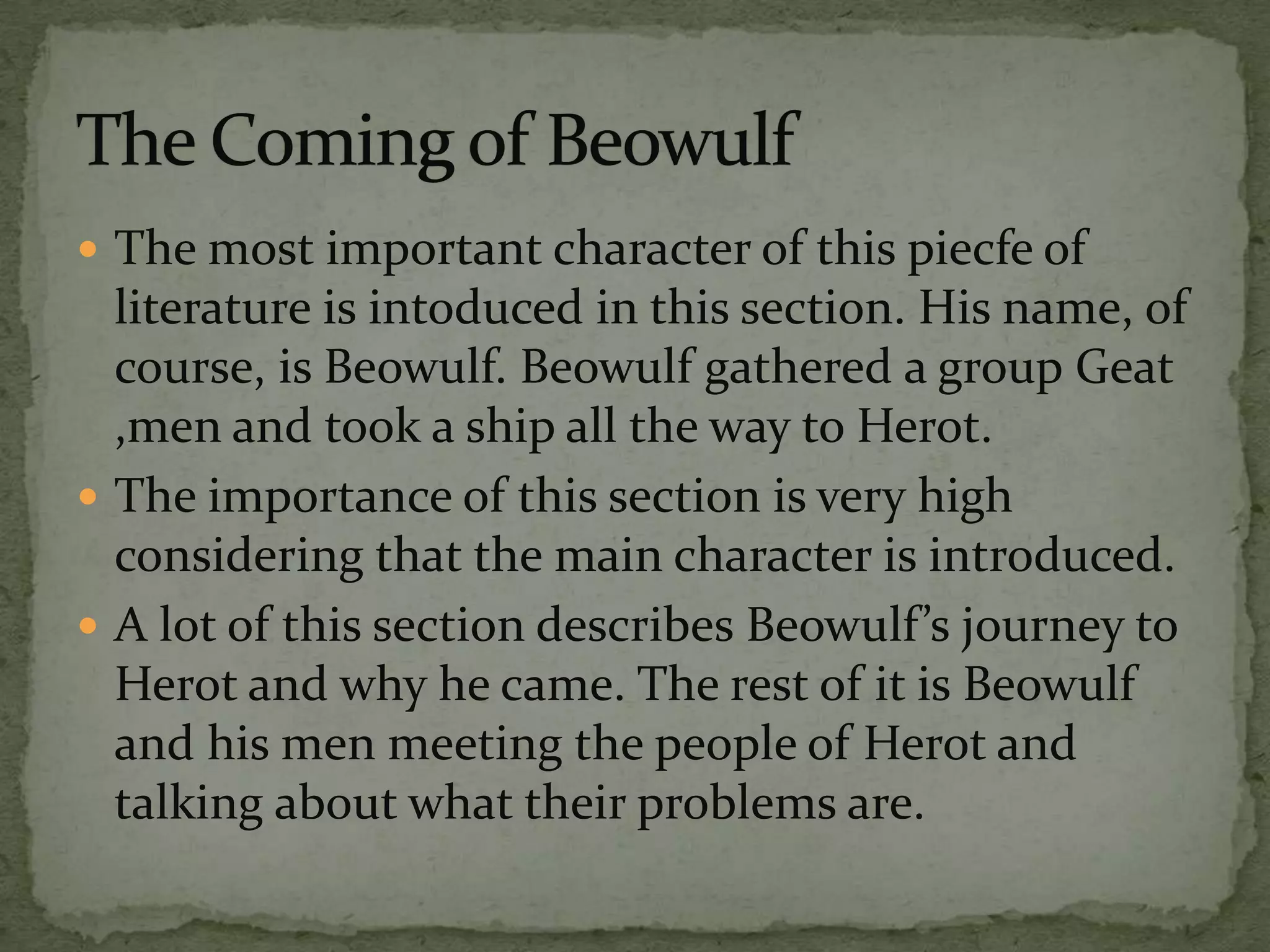 Beowulf | PPTX