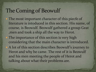 Beowulf | PPTX | Fiction | Books and Literature