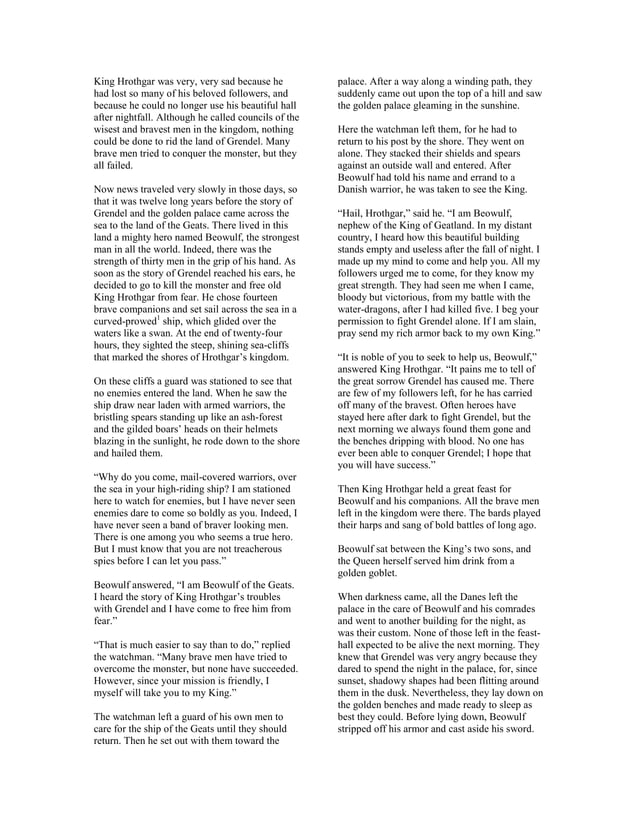 Beowulf | PDF