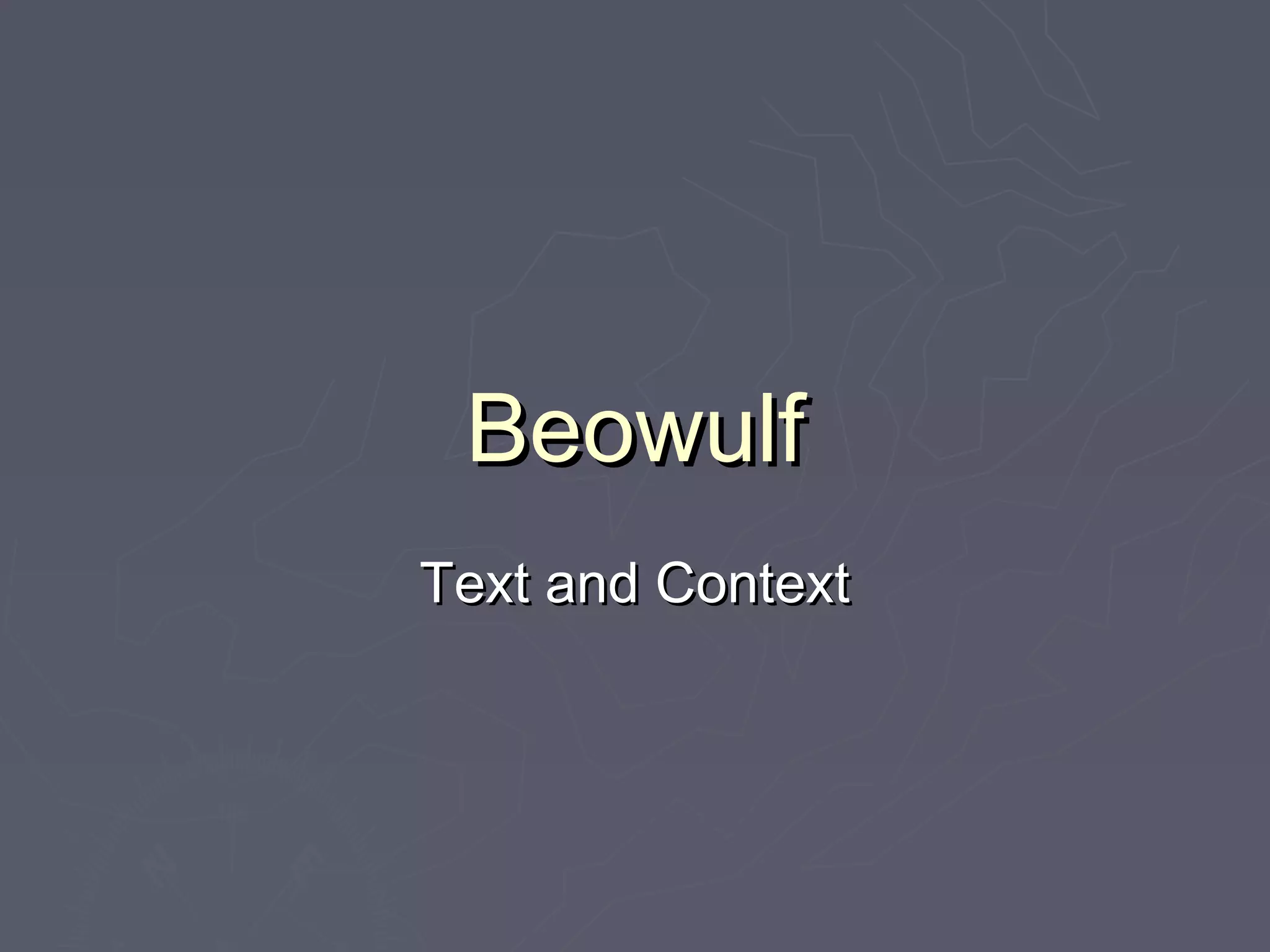 Beowulf | PPT