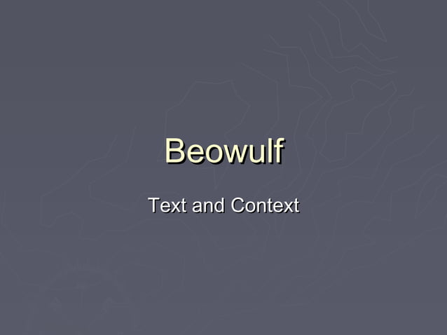 Beowulf | PPT