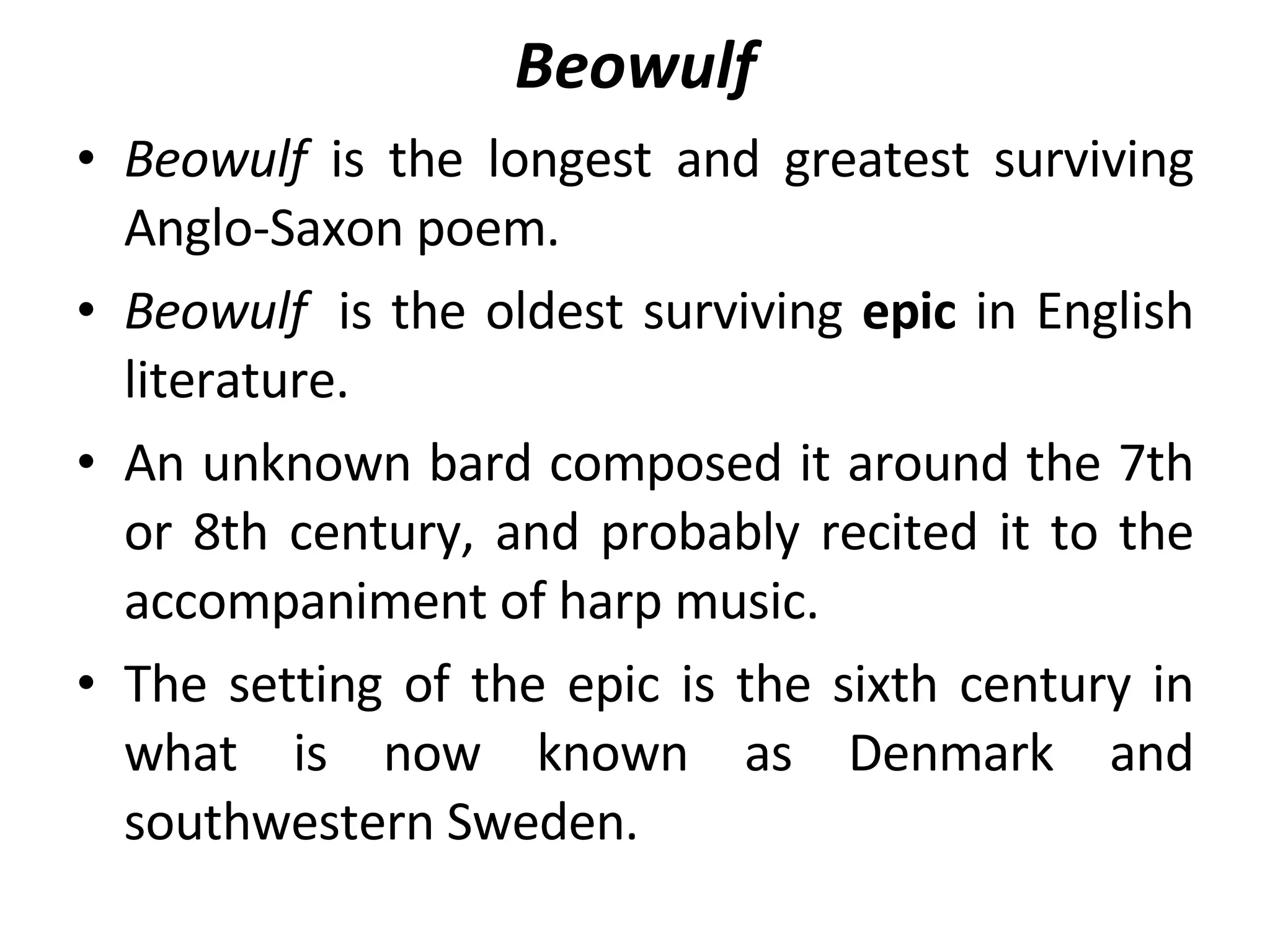 Beowulf | PPT