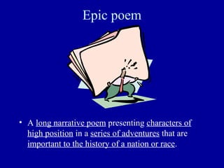 Epic Poem/Epic Hero Introduction | PPT