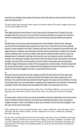 Beowulf | PDF