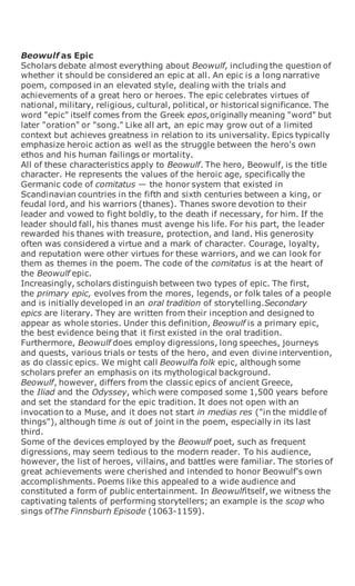 Beowulf | PDF