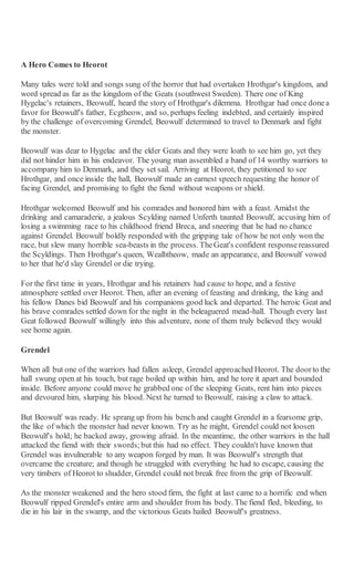 Beowulf | PDF