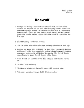 Beowulf | PDF