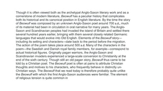 Beowulf.pptx | Genealogy and Ancestry | Hobbies & Interests