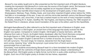 Beowulf.pptx | Genealogy and Ancestry | Hobbies & Interests