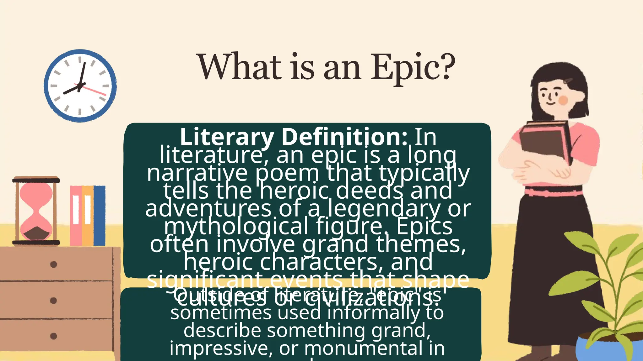 definition of epic poem. story of beowulf | PPT