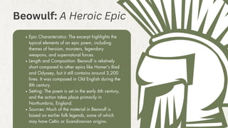 Beowulf, The Legend of Beowulf, Beowulf | PPT