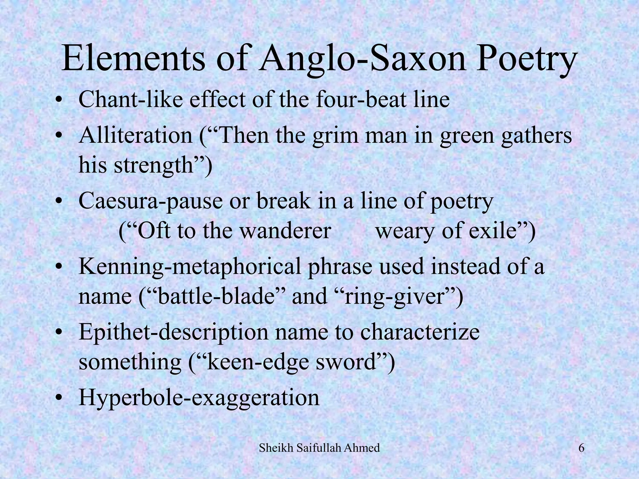 Beowulf- An Old English Epic | PPT