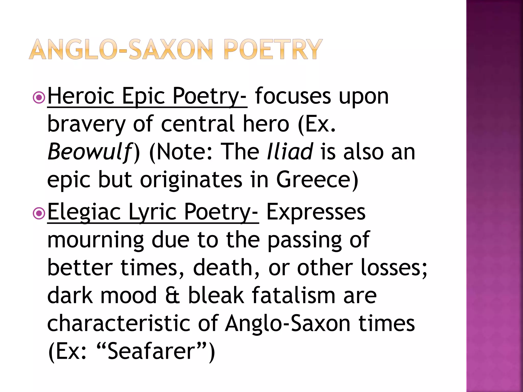 BEOWULF - FIG LANG - DEFINE ASSIGN 97 Version1.ppt | Poetry | Books and ...