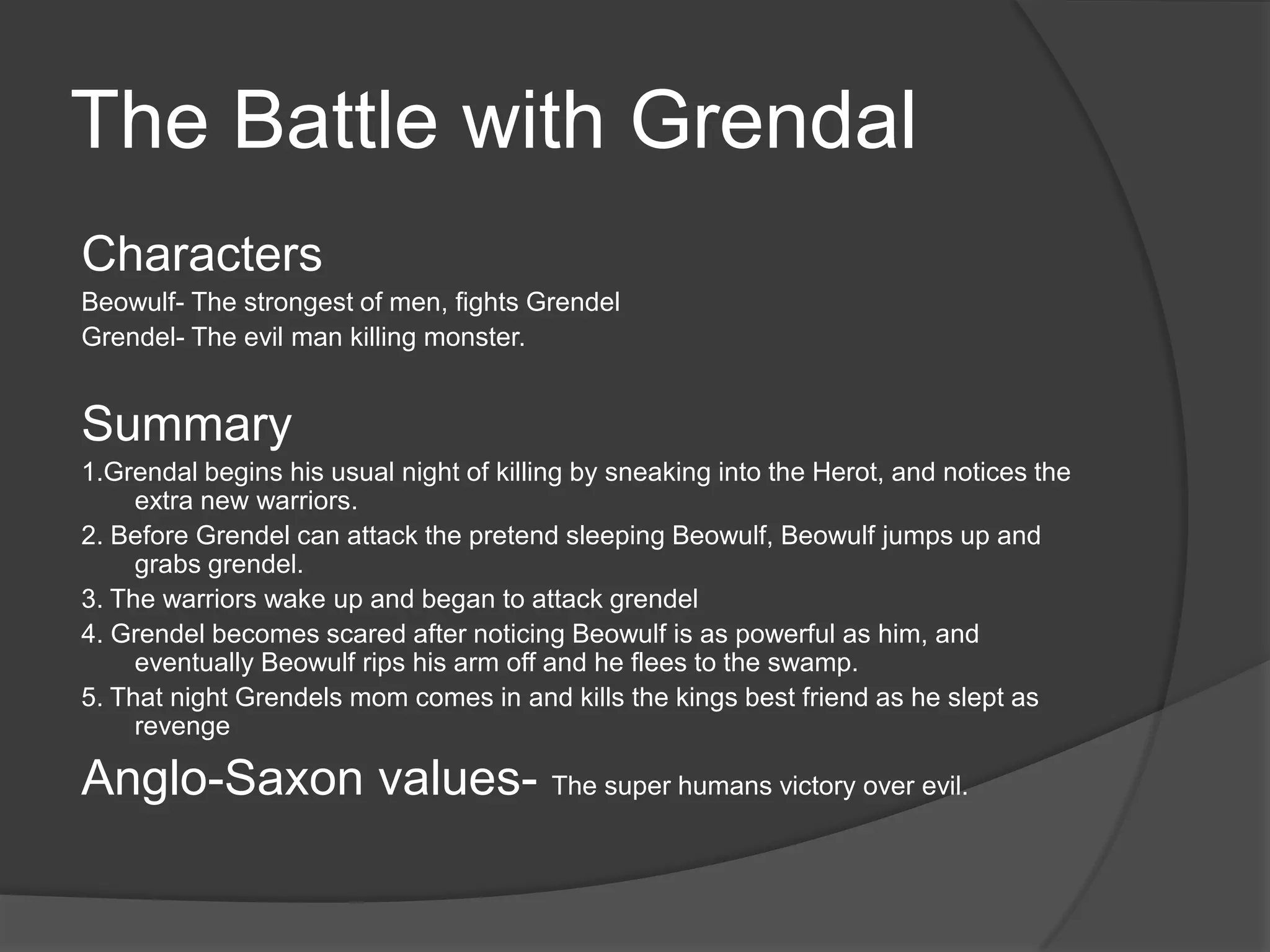 Beowulf analysis | PPT