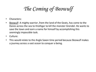 Beowulf analysis dk | PPTX