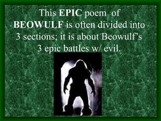 BEOWULF and ANGLO SAXON Powerpoint presentation.ppt