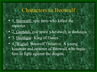 BEOWULF and ANGLO SAXON Powerpoint presentation.ppt
