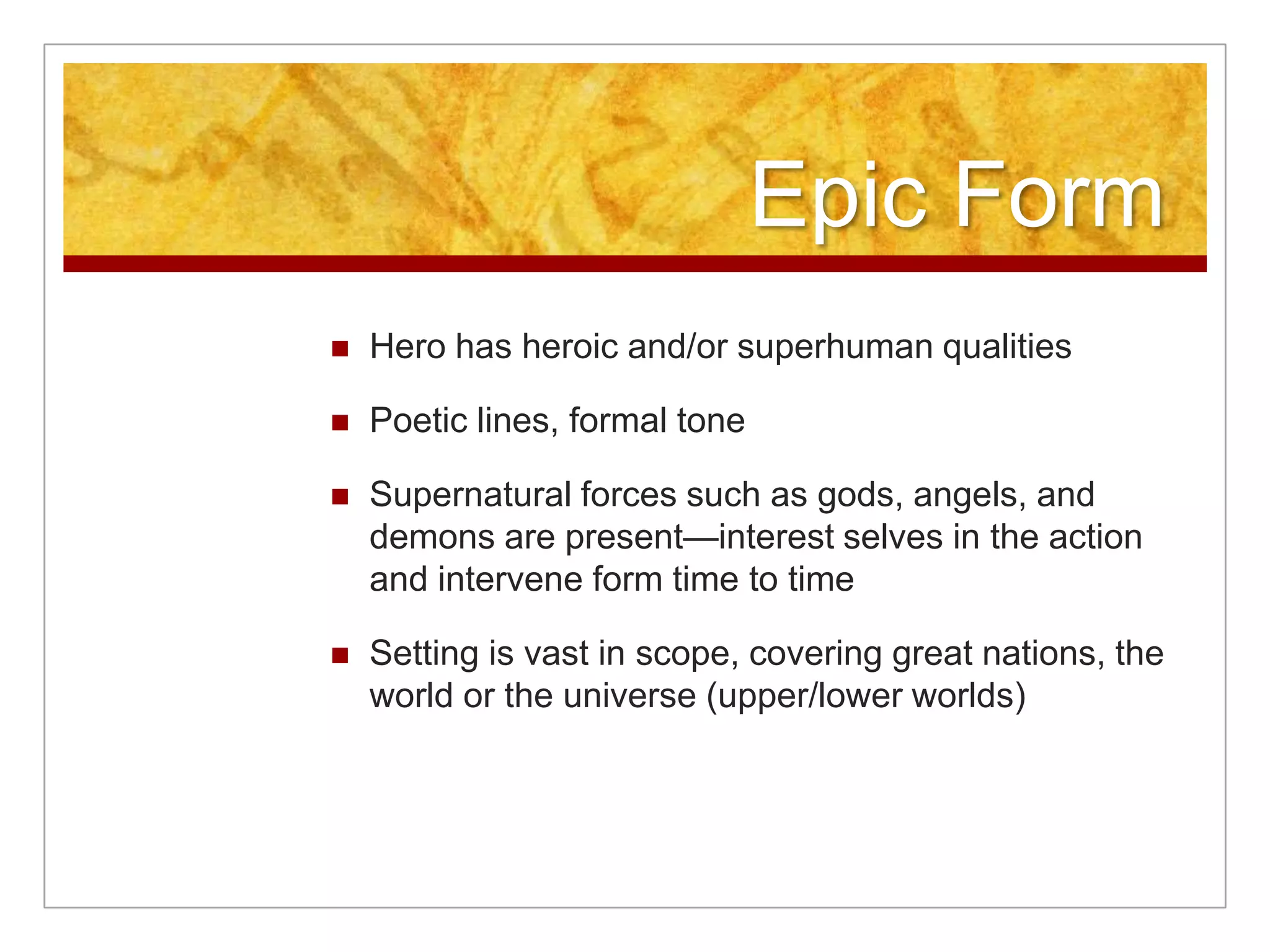 Beowulf and epic | PPTX