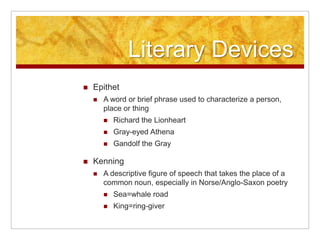 Beowulf and epic | PPTX