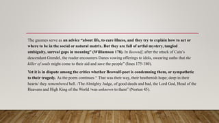 Beowulf and idolatry | PPT | Free Download