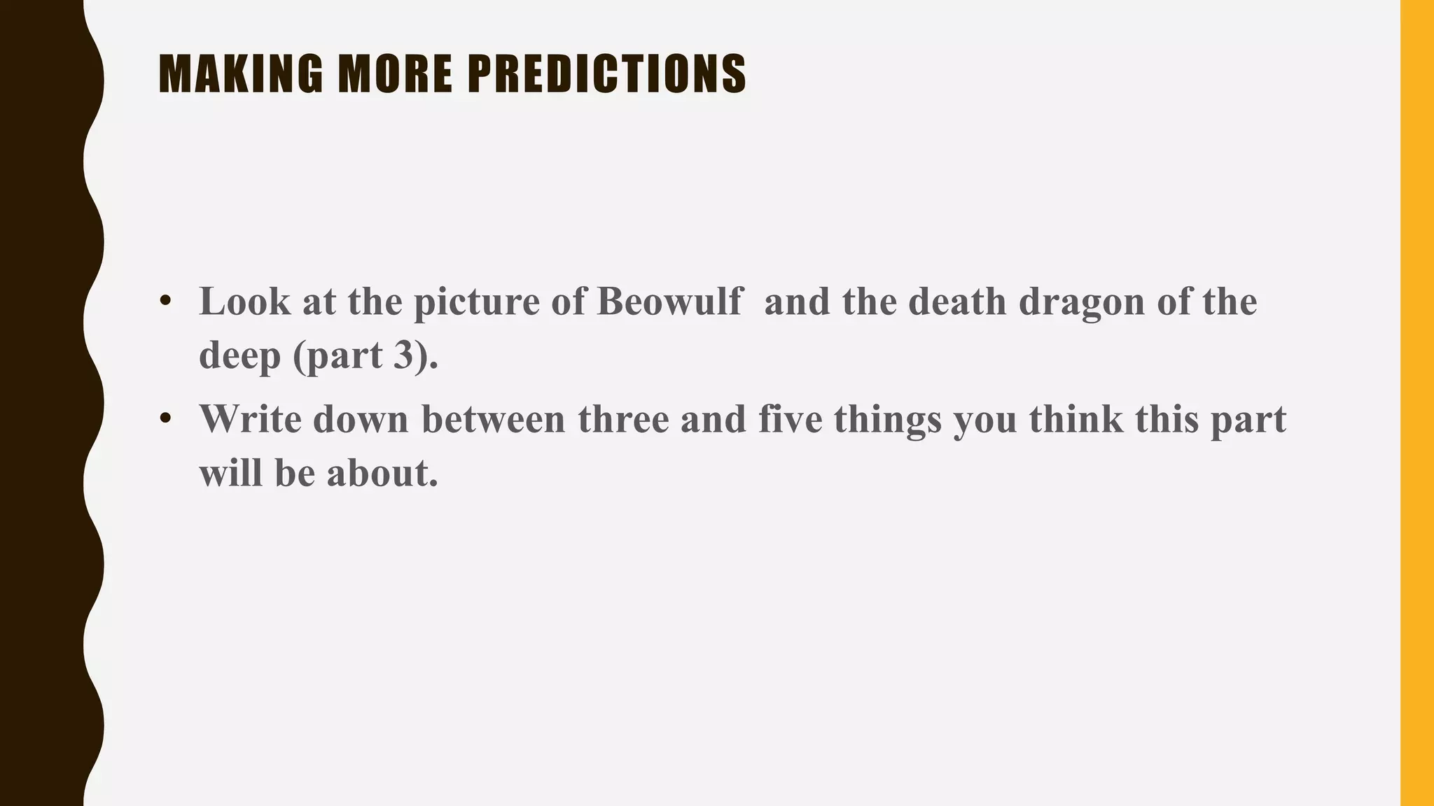 Beowulf and the death dragon of the.pptx