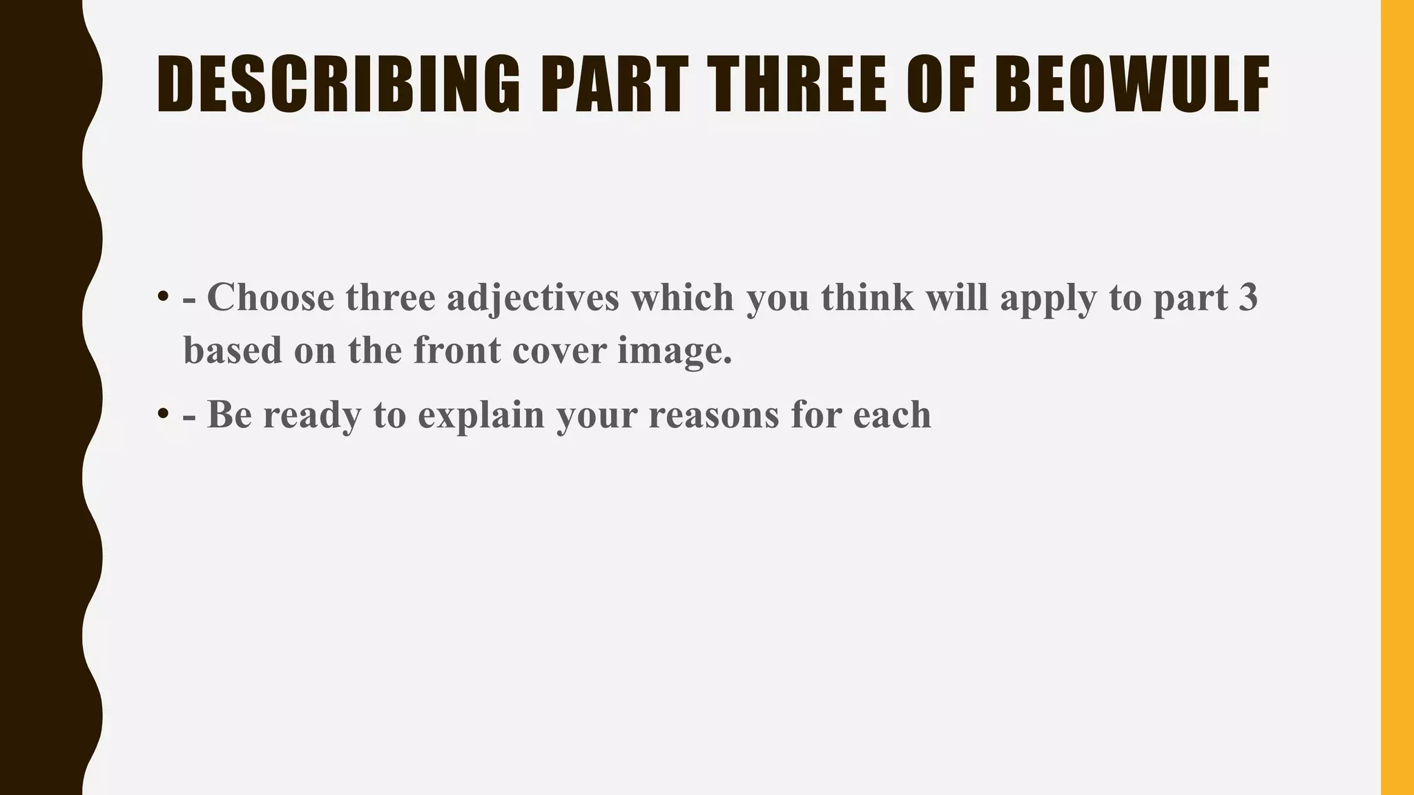 Beowulf and the death dragon of the.pptx