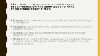 Beowulf and the death dragon of the.pptx