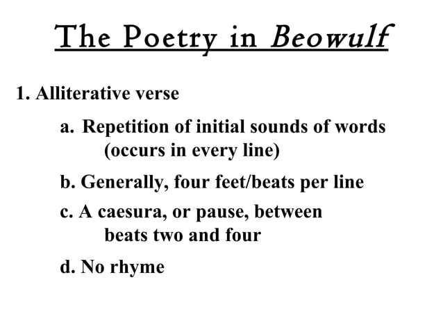 Beowulf Anglo Saxon and Beowulf Background | PPT