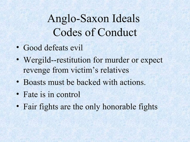 Beowulf Anglo Saxon and Beowulf Background | PPT