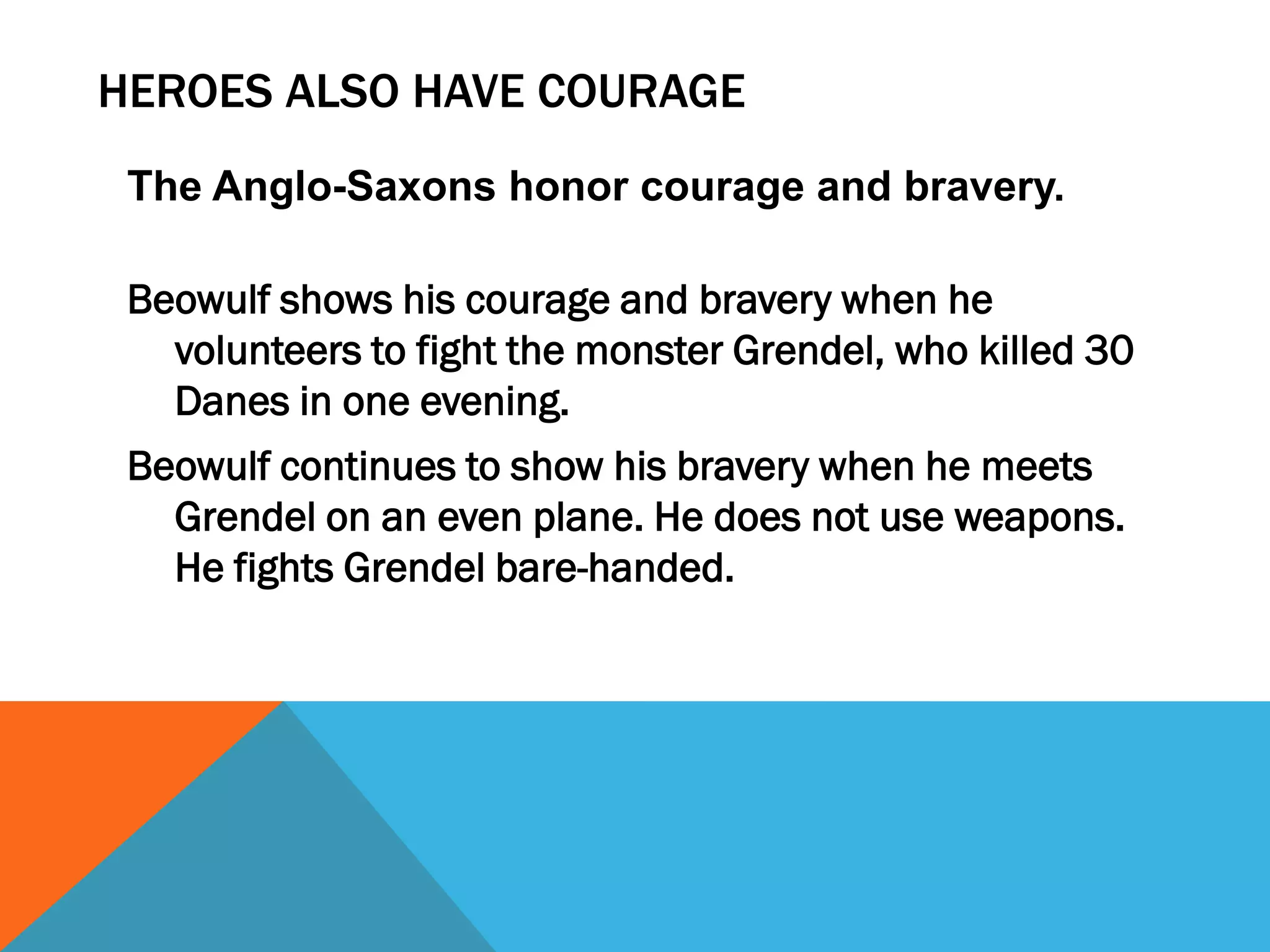 Beowulf as a hero | PPTX