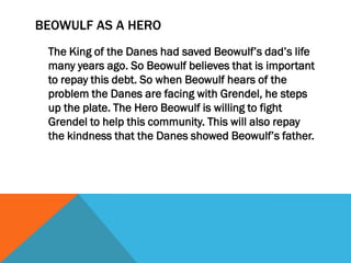 Beowulf as a hero | PPTX