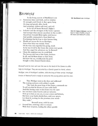Beowulf chapter | PDF