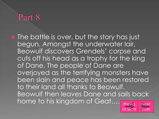 Beowulf fights grendel and the dragonpt1 lesson (edtech demo week 1) | PPT