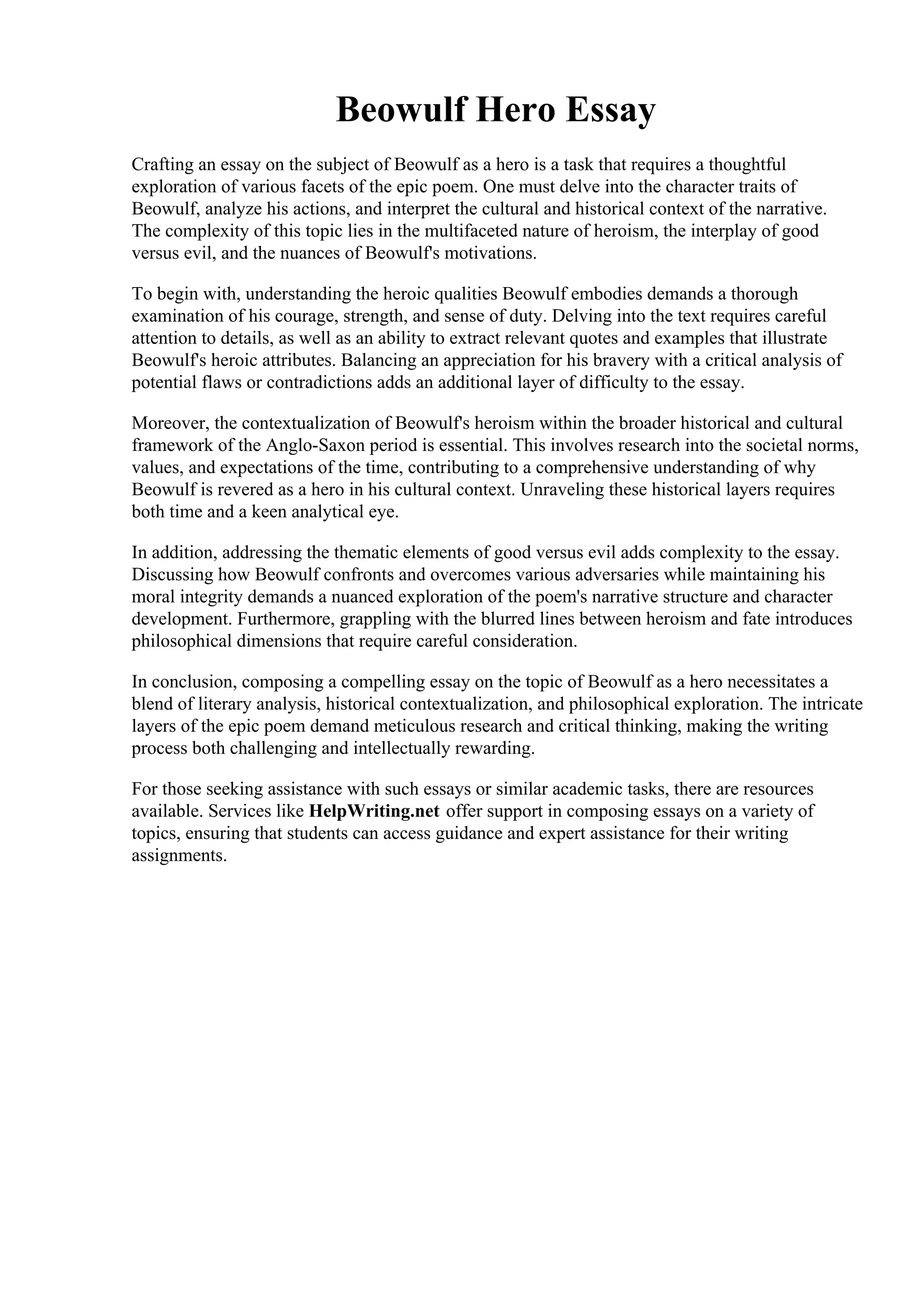 Beowulf Hero Essay.pdf